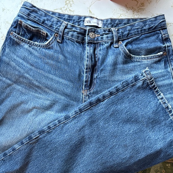 Zara | Jeans | Zara Classic Blue Jeans | Poshmark